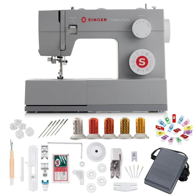 Singer 4452 Heavy Duty Sewing Machine with Exclusive Bonus Bundle ...