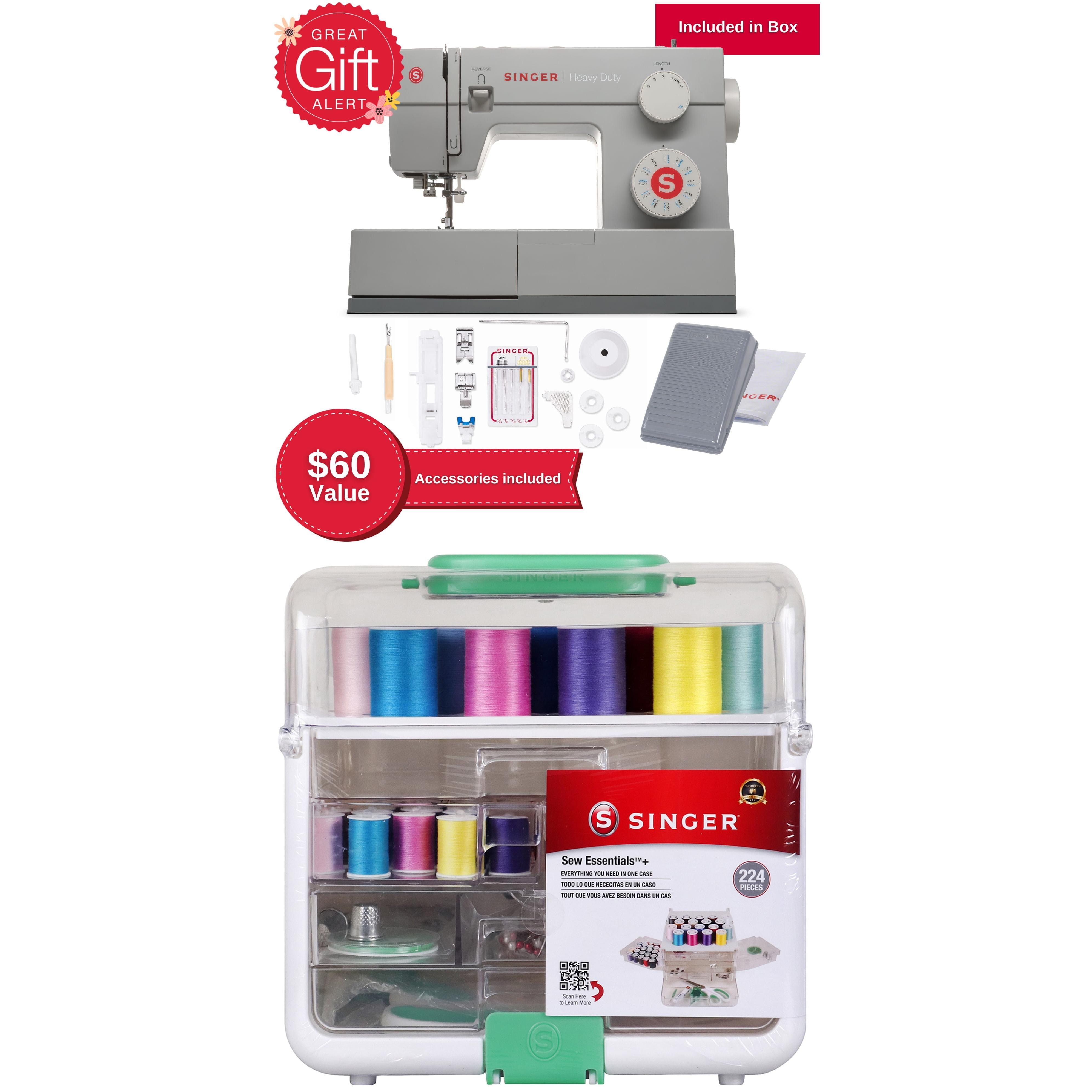 Singer 44S and Singer Sew Essentials Bundle - Walmart.com