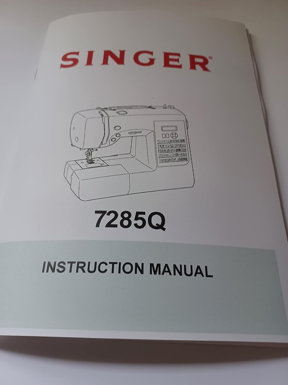 Singer 7285Q Manual (Reproduction) Sewing Machine User - Walmart.com