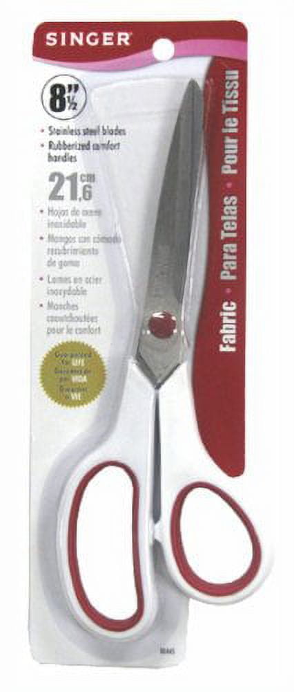 Singer 8-1/2-Inch Fabric Scissors with Comfort Grip - Walmart.com