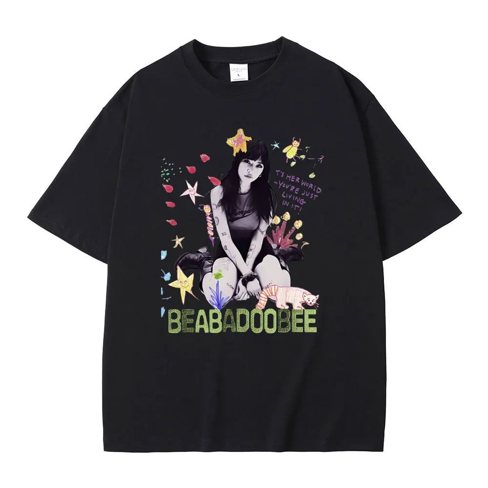 Singer Beabadoobee Beatopia Album Print T-shirt Men Women Hip Hop ...