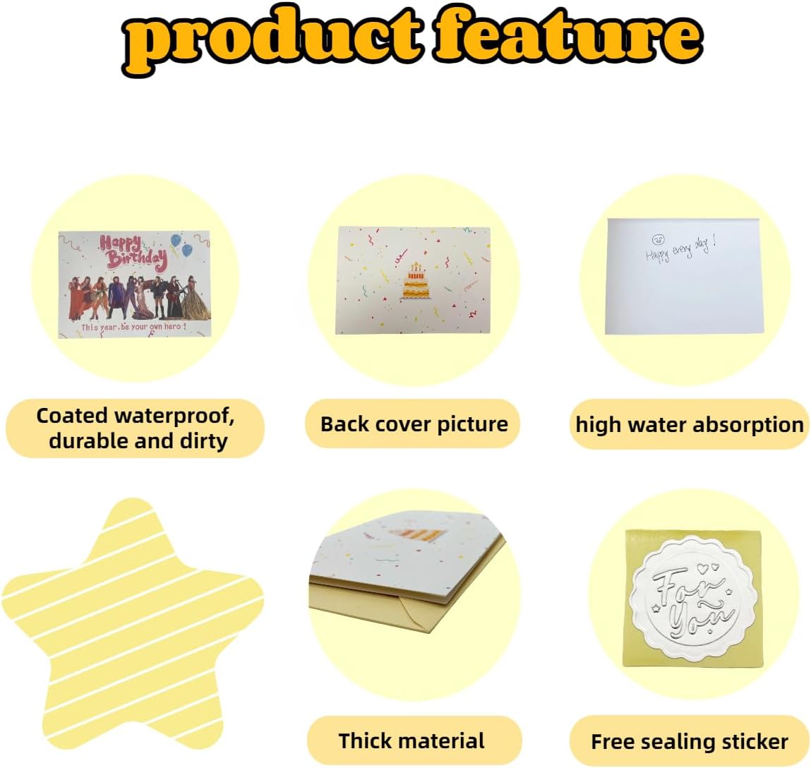 Singer Birthday Card Invitations Decorations Encouragement Cards, Happy ...