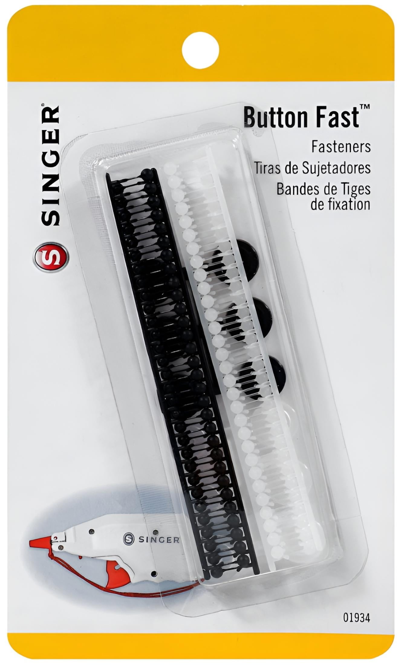 Singer Quick Fix Button Fast Replacement Fasteners and Buttons 132/Pkg ...