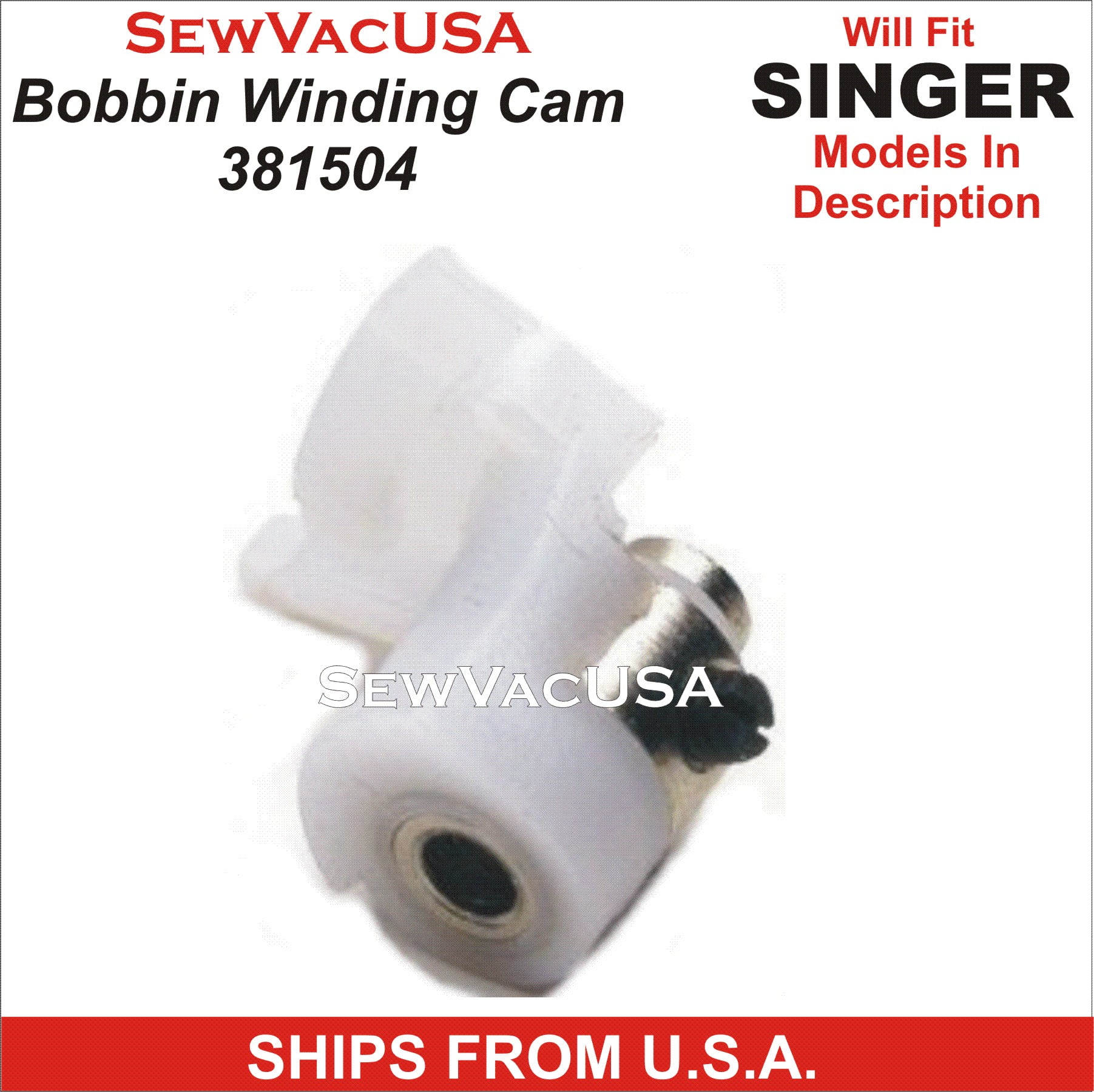 Singer Compatible Bobbin Winder Actuating Cam 381504 See Description ...