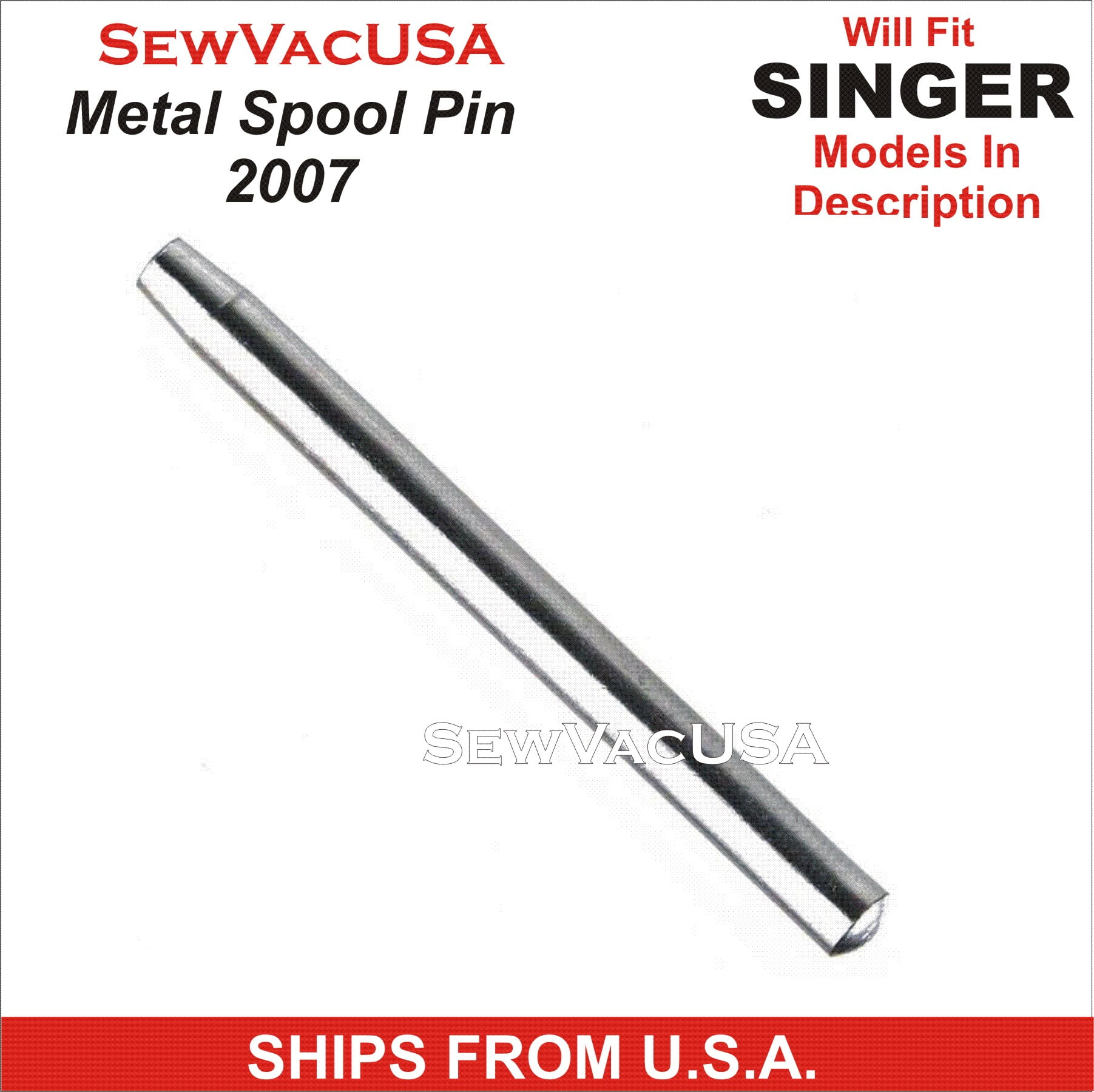 Singer Compatible Metal Spool Pin 2007 Withe 8879 Felt Fits Singer ...