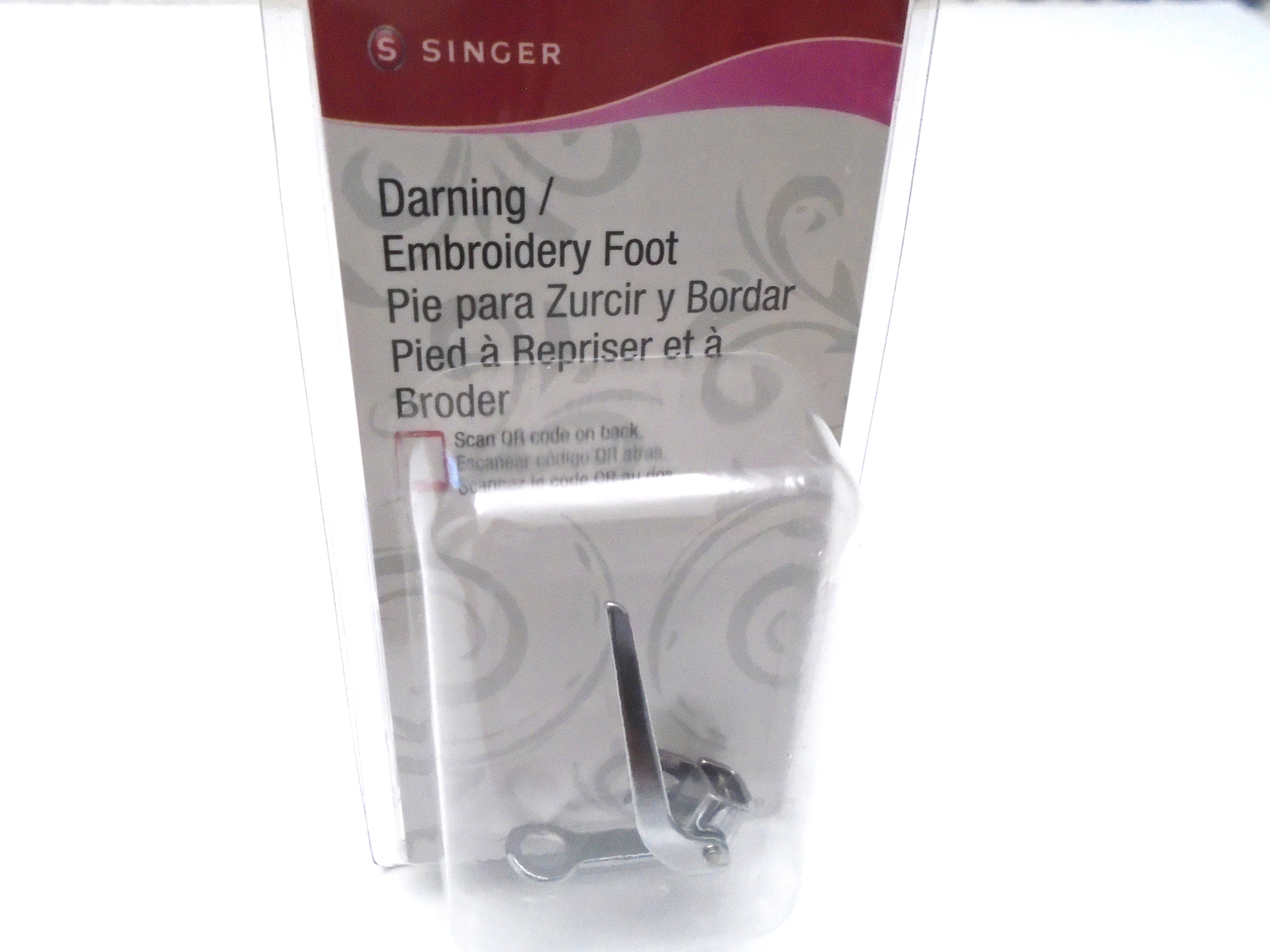Singer Darning Embroidery Foot For Low Shank Sewing Machines - Walmart.com