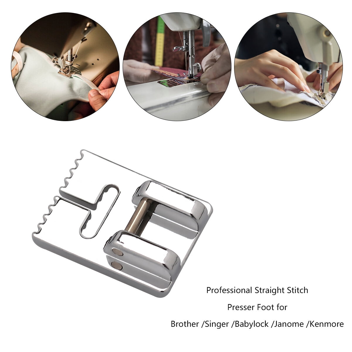 Singer Double Needle New Home Presser Foot Irregular Tissue Sewing ...