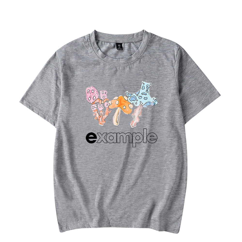 Singer Example Merch shirt Summer 2D Stamping Round Neck Short Sleeve ...