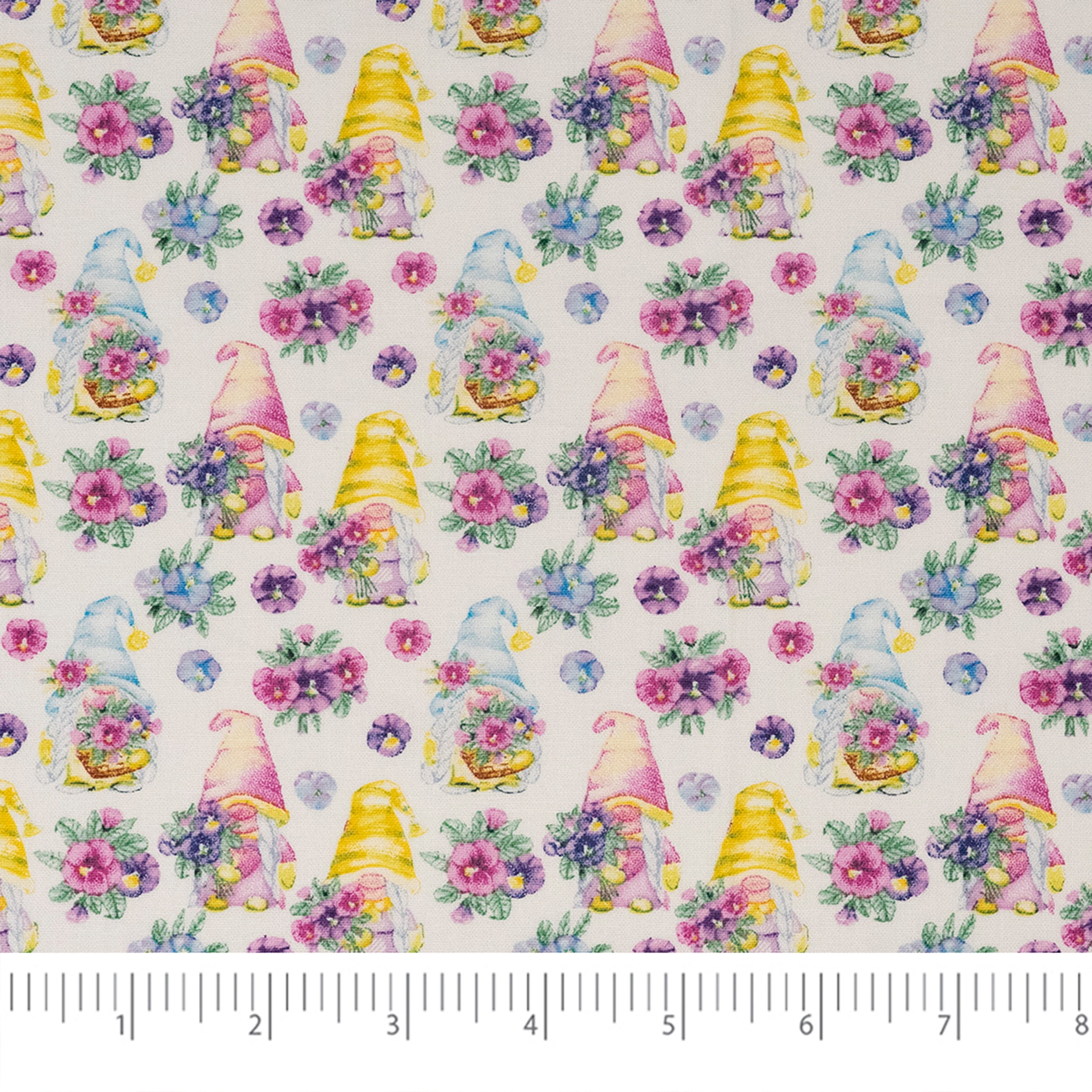 Singer Fabric, 100% Cotton, Sewing & Crafting, 44" Wide, Gnomes And ...