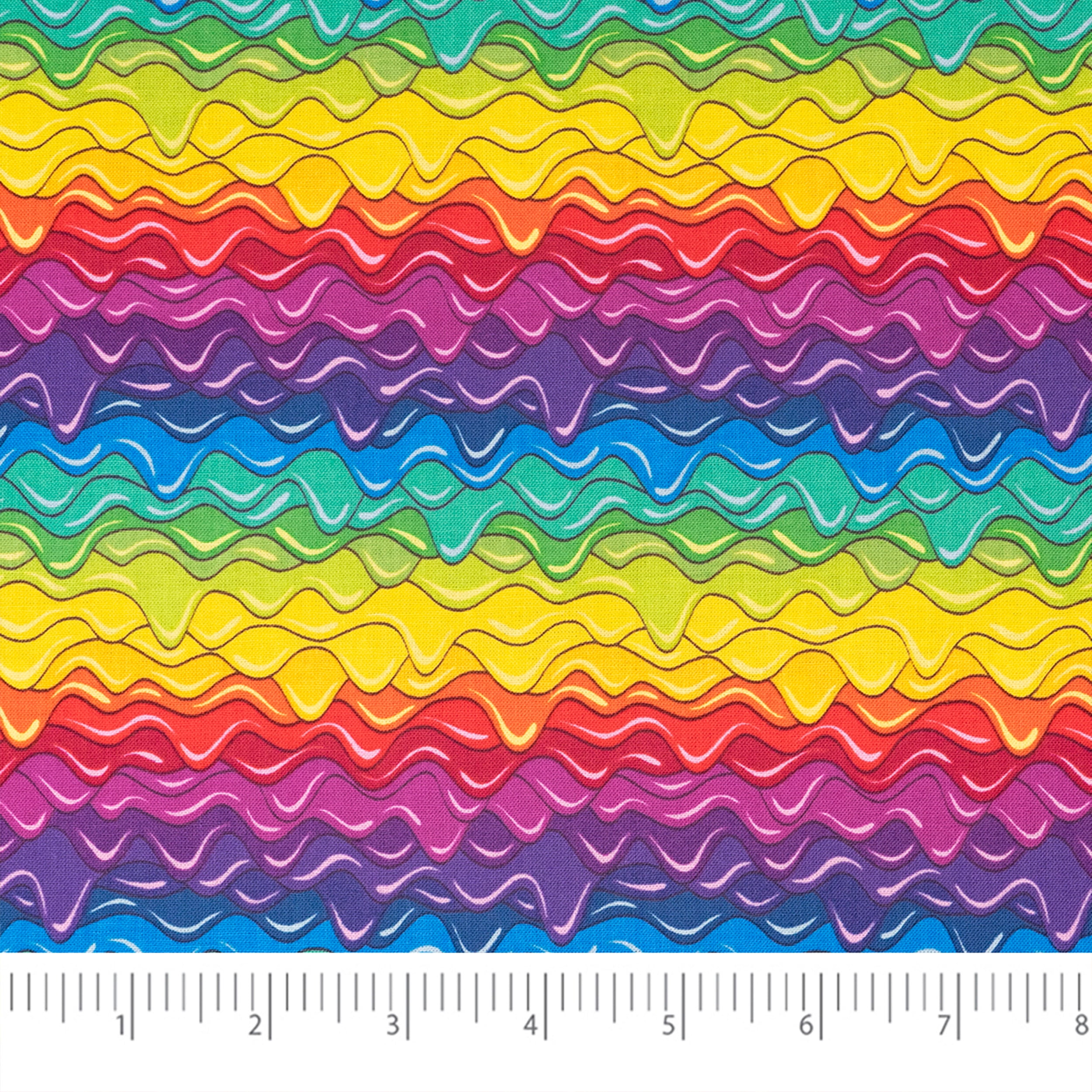 Singer Fabric, 100% Cotton, Sewing & Crafting, 44" Wide, Rainbow ...