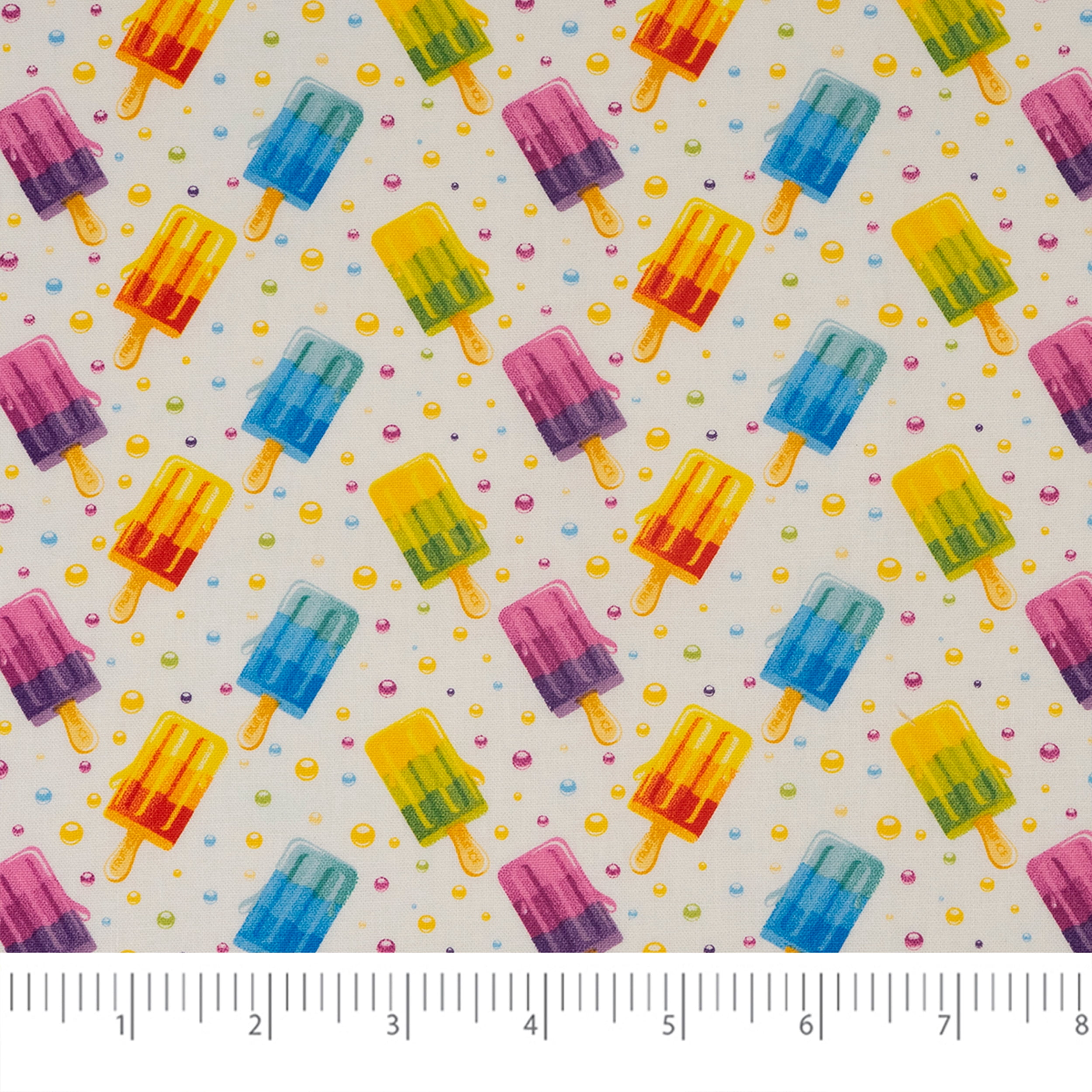Singer Fabric, 100% Cotton, Sewing & Crafting, 44" Wide, Rainbow Fruit ...