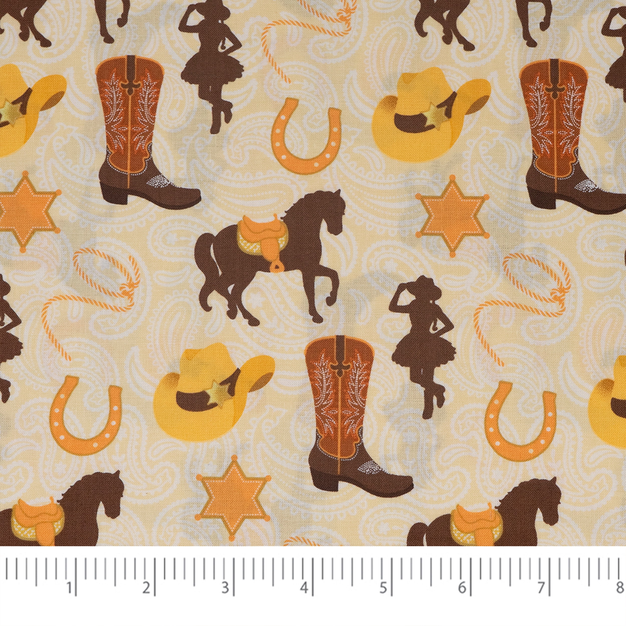 Singer Fabric, 100% Cotton, Sewing & Crafting, 44" Wide, Western ...
