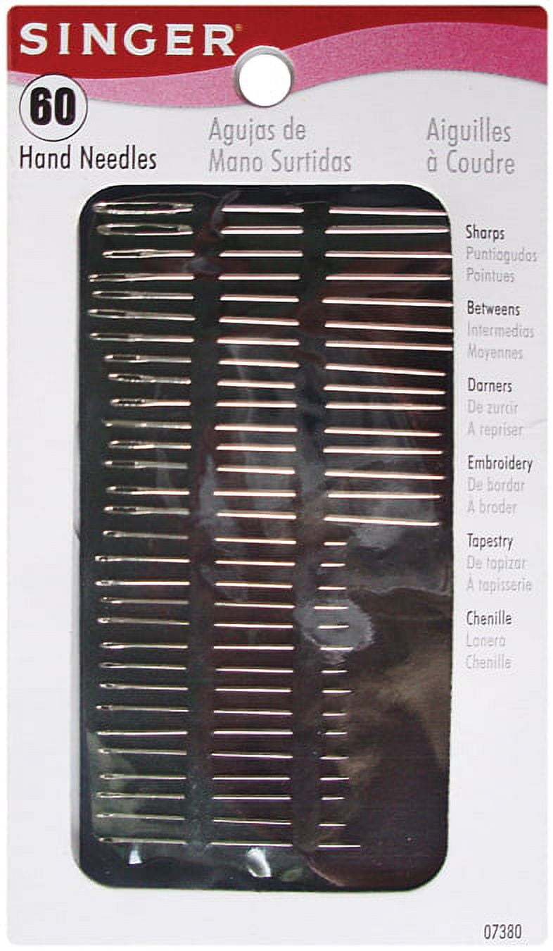 Singer Hand Needles-Assorted 60/Pkg - Walmart.com