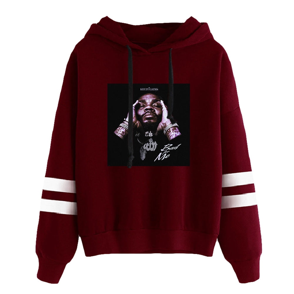 Singer Kevin Gates Pocketless Hoodie Sweatshirts Pullover Streetwear ...