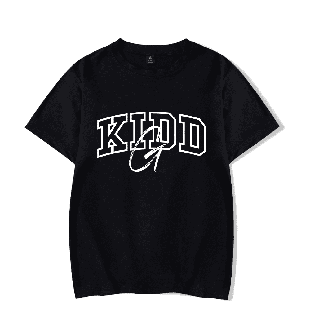Singer Kidd G Merch Classic Logo T-Shirts Casual Short Sleeve T Shirts ...