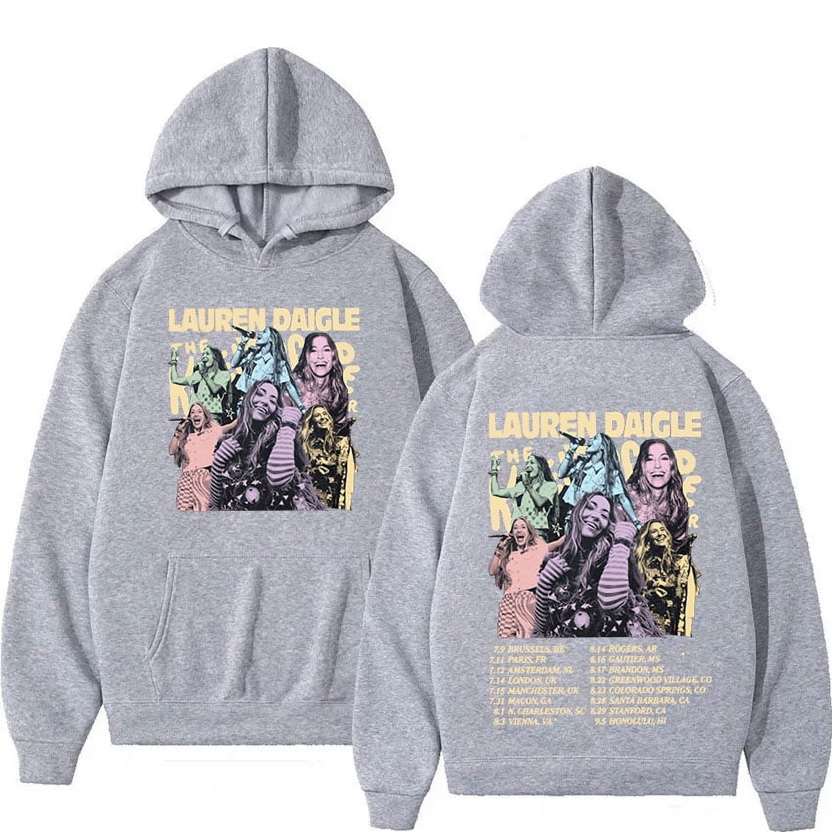 Singer Lauren Daigle The Kaleidoscope Tour 2024 Print Hoodie Men Women ...
