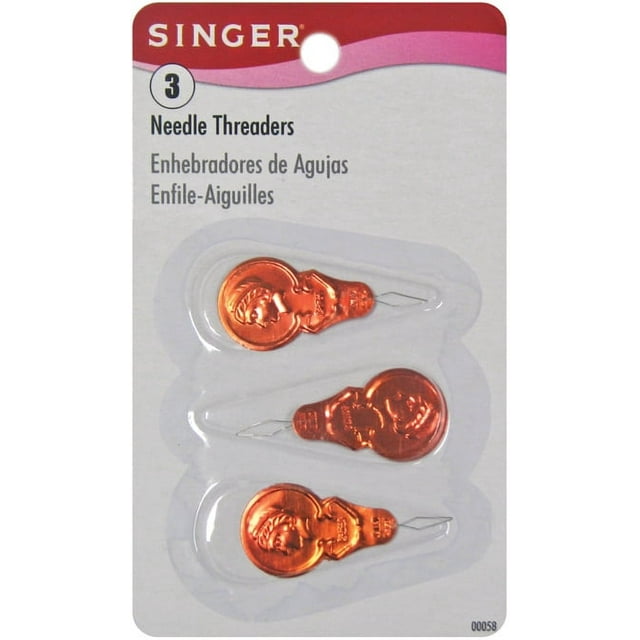 Singer Metal Needle Threaders-3/Pkg - Walmart.com