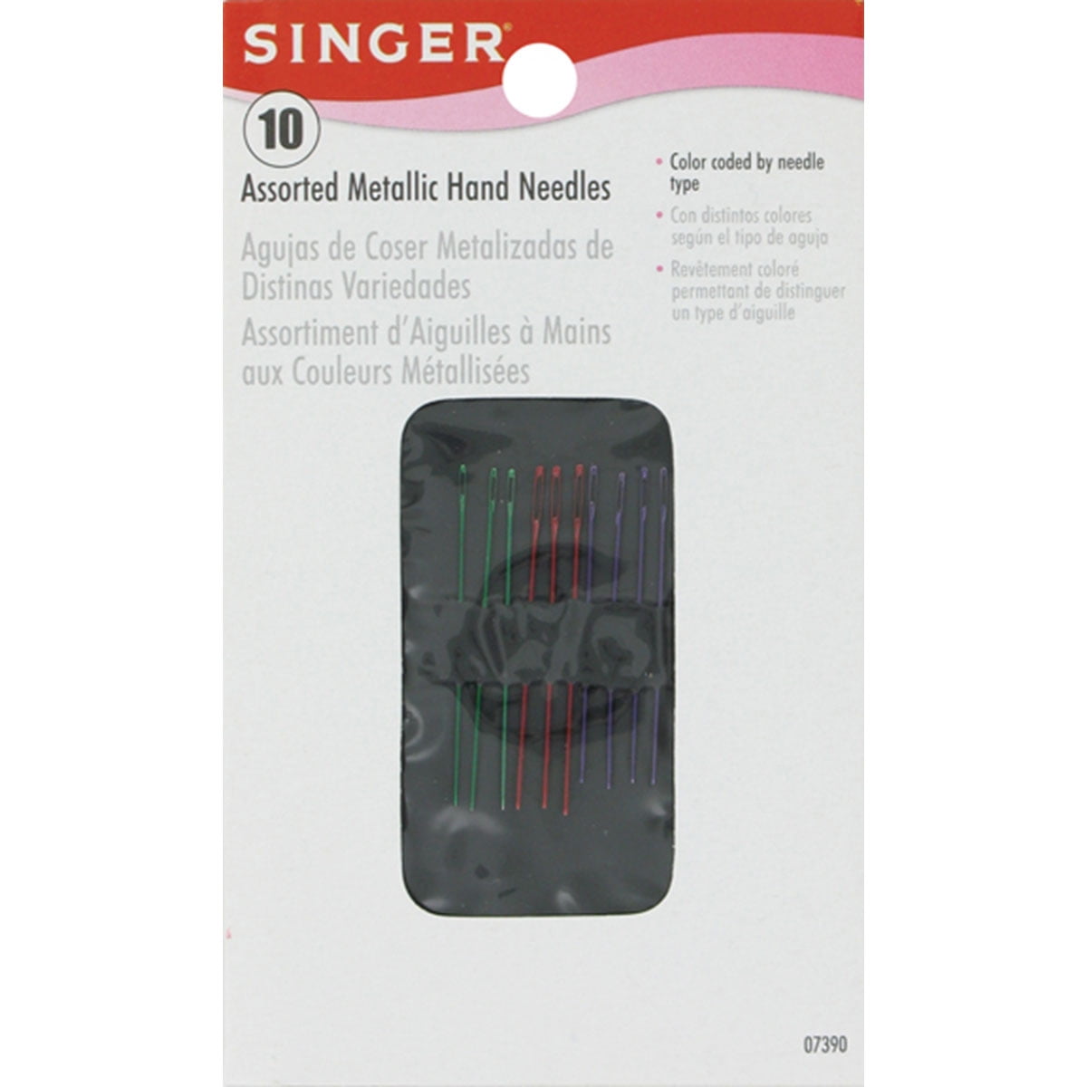 Singer Metallic Hand Needles-Assorted 10/Pkg - Walmart.com