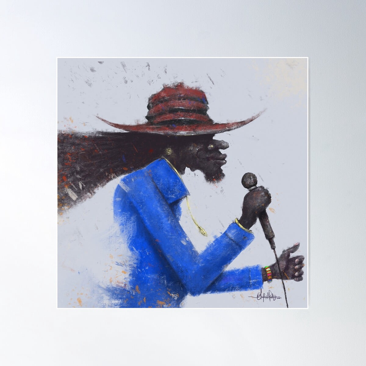 Singer Poster Wall Art, Modern Wall Decor For Living Room Bedroom ...