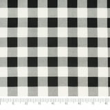Singer Print Fabric, 100% Premium Cotton, Christmas Black Buffalo Check ...