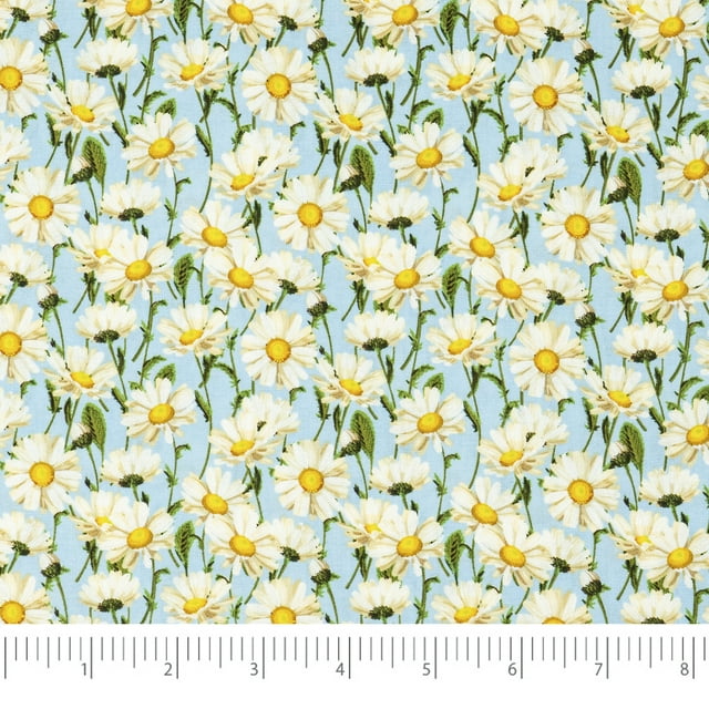 Singer Print Fabric, 100% Premium Cotton, Sewing Quilting, 44 inch ...