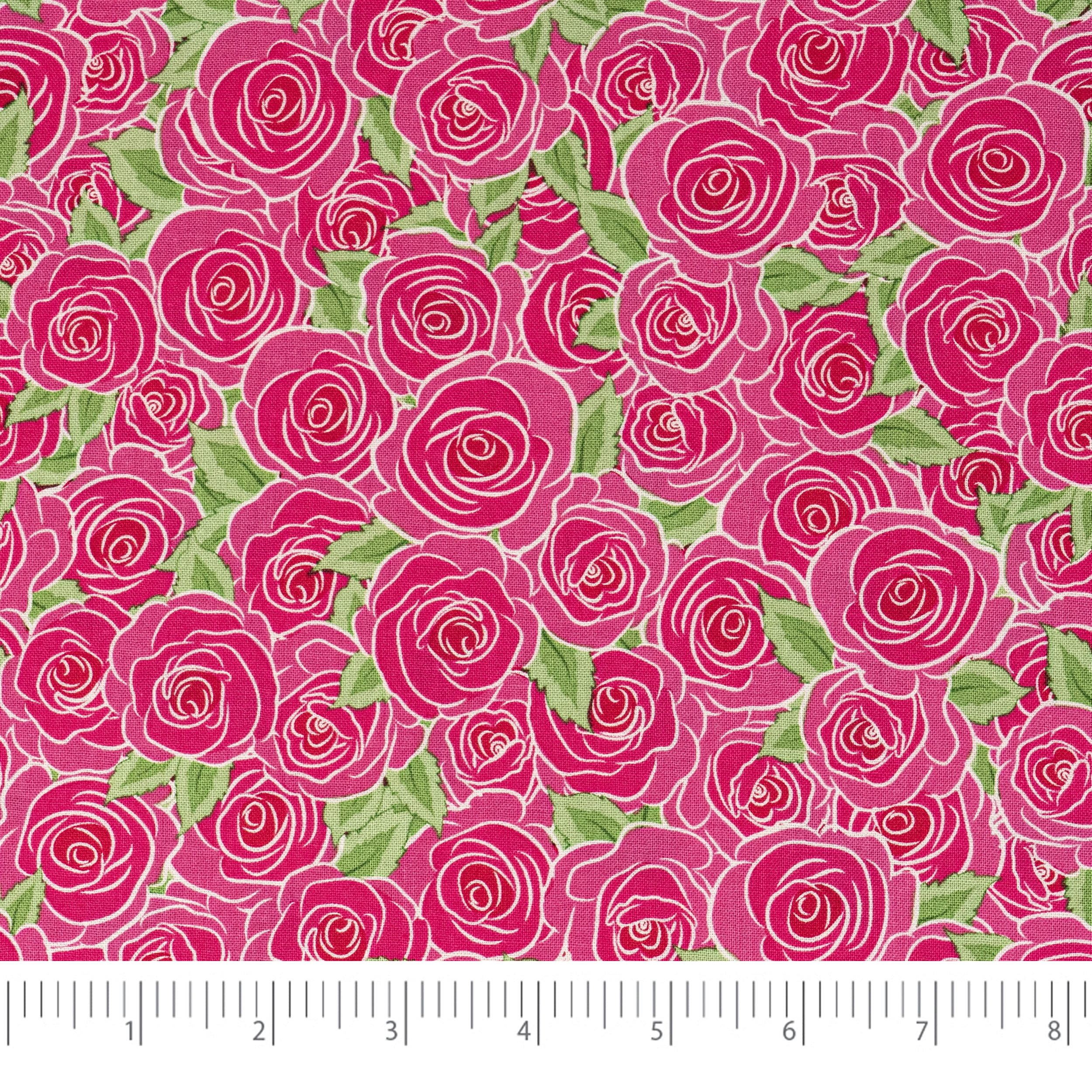 Singer Print Fabric, 100% Premium Cotton, Sewing Quilting, 44 inch ...