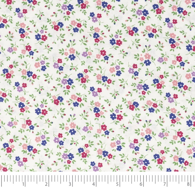 Singer Print Fabric, 100% Premium Cotton, Sewing Quilting, 44 inch ...