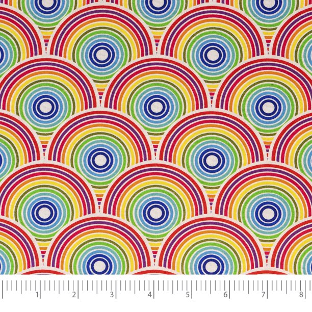 Singer Print Fabric, 100% Premium Cotton, Sewing Quilting, 44 inch ...