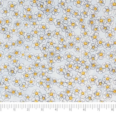 Singer Print Fabric, 100% Premium Cotton, Sewing Quilting, 44 inch ...