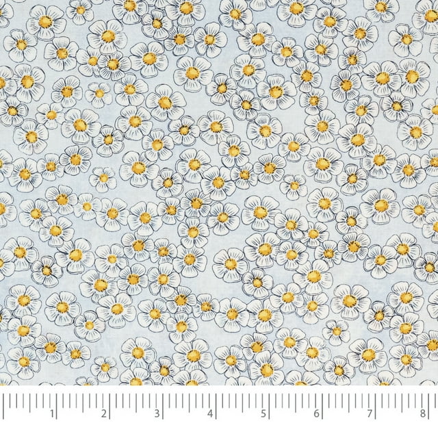 Singer Print Fabric, 100% Premium Cotton, Sewing Quilting, 44 inch ...