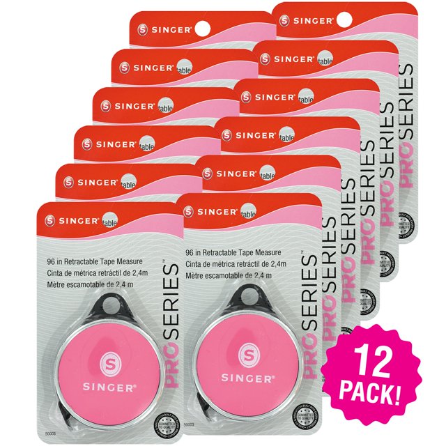 Singer Pro Series Retractable Pocket Tape Measure 96", Multipack of 12 ...