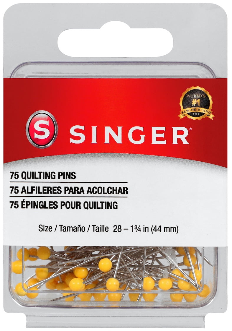 Singer Quilting Pins-Size 28 75/Pkg - Walmart.com