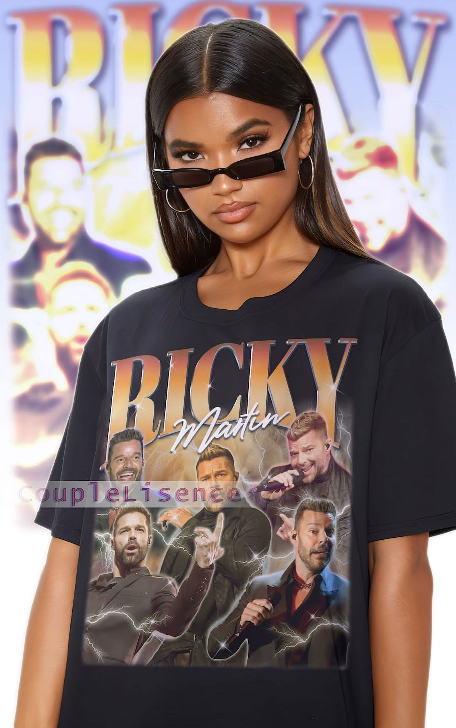 Singer RICKY MARTIN Vintage | Ricky Martin Homage Fan Tees | Ricky ...