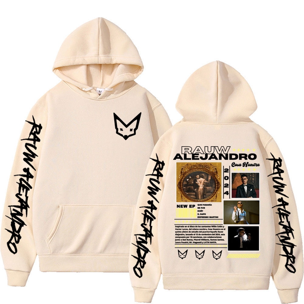 Singer Rauw Alejandro Cosa Nuestra Tour Merch Hoodies Men Women Casual ...