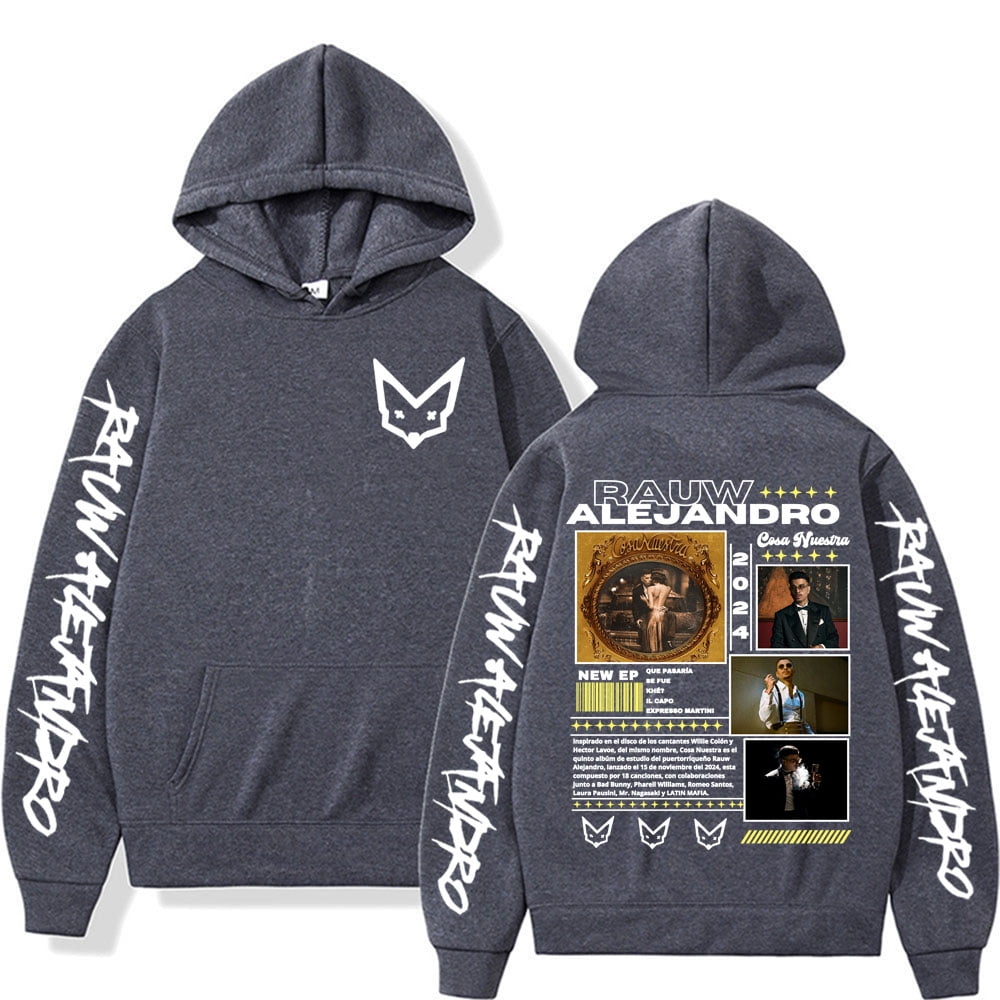 Singer Rauw Alejandro Cosa Nuestra Tour Merch Hoodies Men Women Casual ...