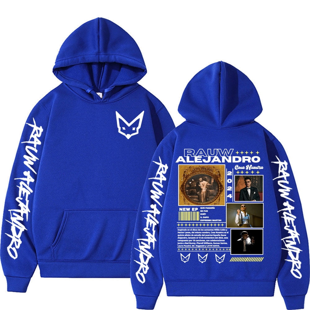 Singer Rauw Alejandro Cosa Nuestra Tour Merch Hoodies Men Women Casual ...