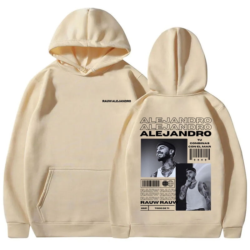 Singer Rauw Alejandro Todo De Ti Album Print Hoodie Man Fashion Vintage ...