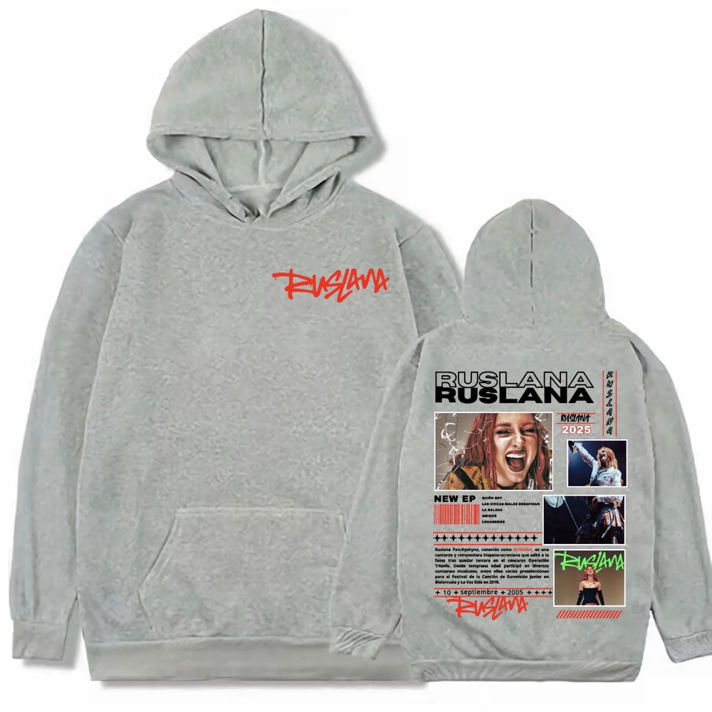 Singer Ruslana Album Tour 2025 Graphic Hoodies Mens Women Fashion Hip ...