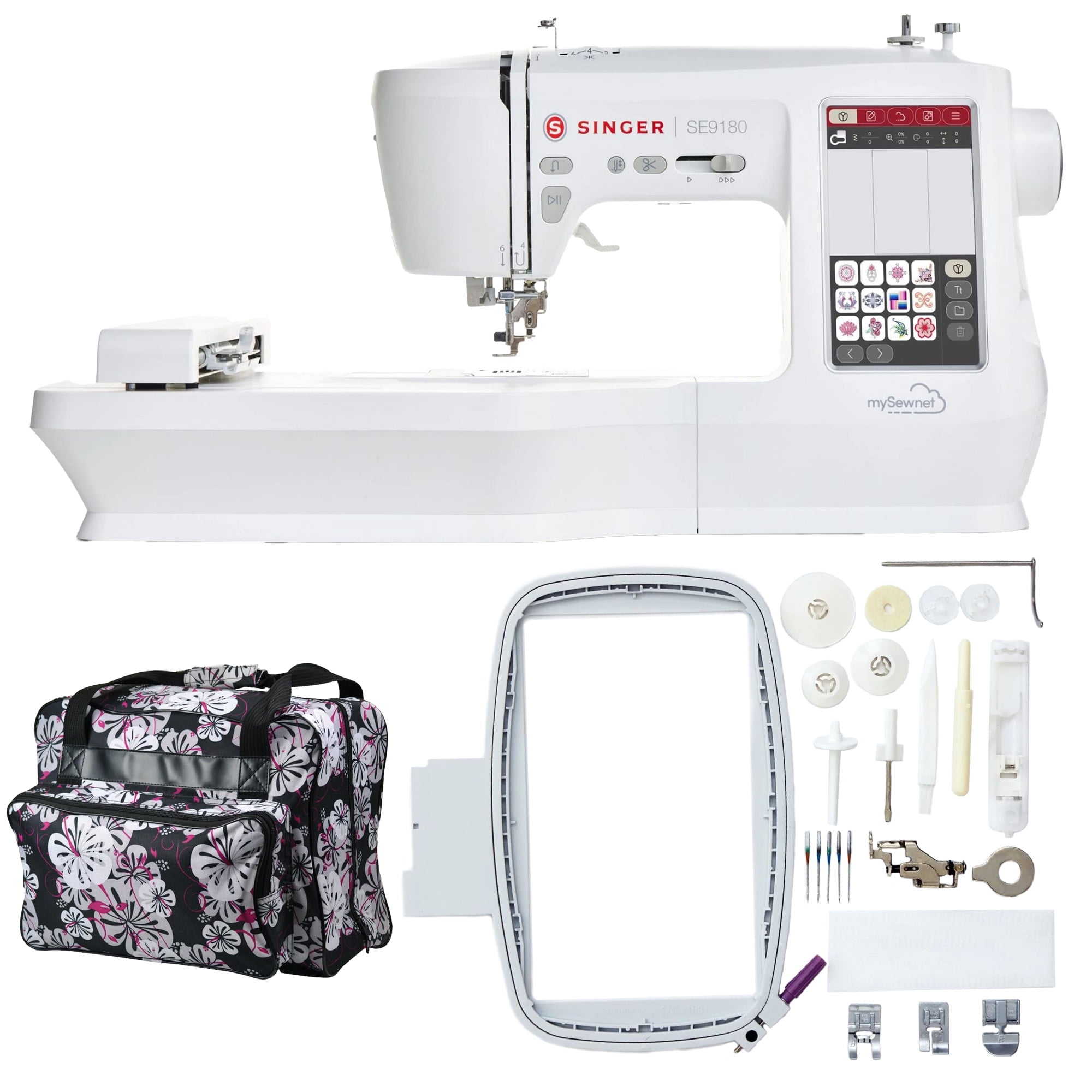 Singer SE9180 Computerized Sewing and Embroidery Machine with Bonus ...