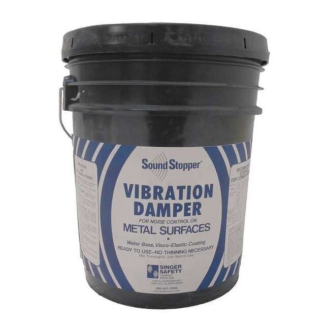 Sound-Dampening Coating, Water Based Elastic, 12 in W, 1 1/8 ft L ...