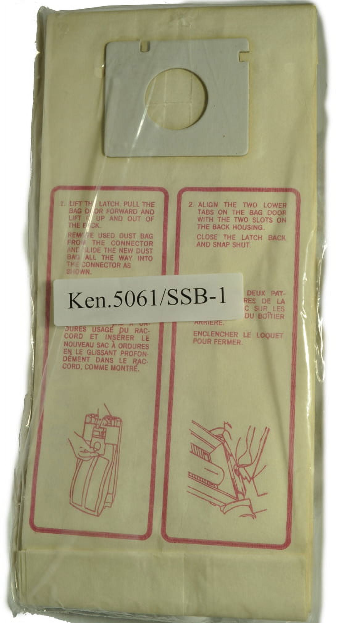 Singer Simon SSB-1 Disposable Vacuum Cleaner Bags, 3 bags in pack ...