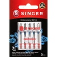Singer Singer Embroidery Machine Needles 5/Pkg-Size 90 - Walmart.com