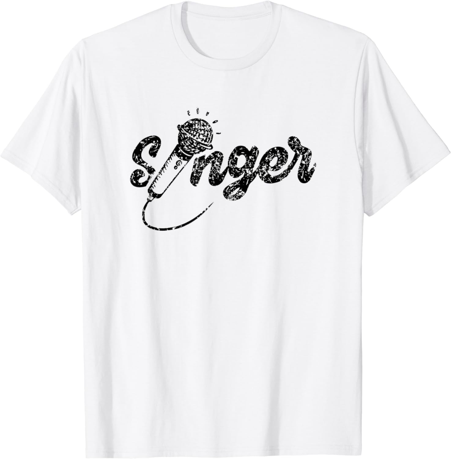 Singer Singing Choir Song Karaoke Short T-Shirt - Walmart.com