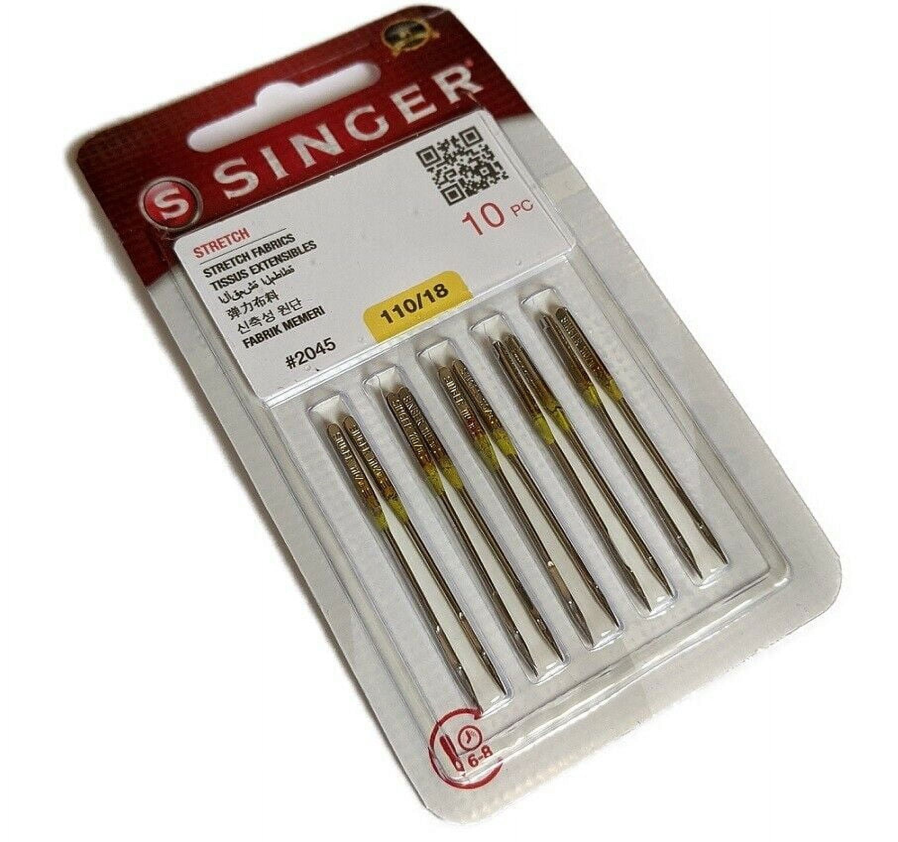 Singer Stretch 2045 Sewing Machine Needles Size 110/18 - Walmart.com