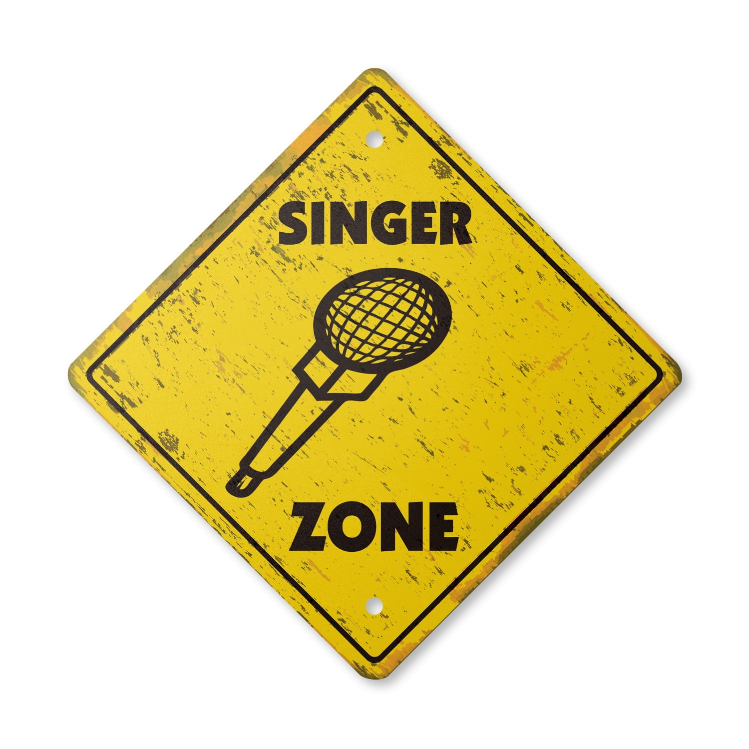 Singer Vintage Crossing Sign Zone Xing | Indoor/Outdoor Plastic | 20 ...