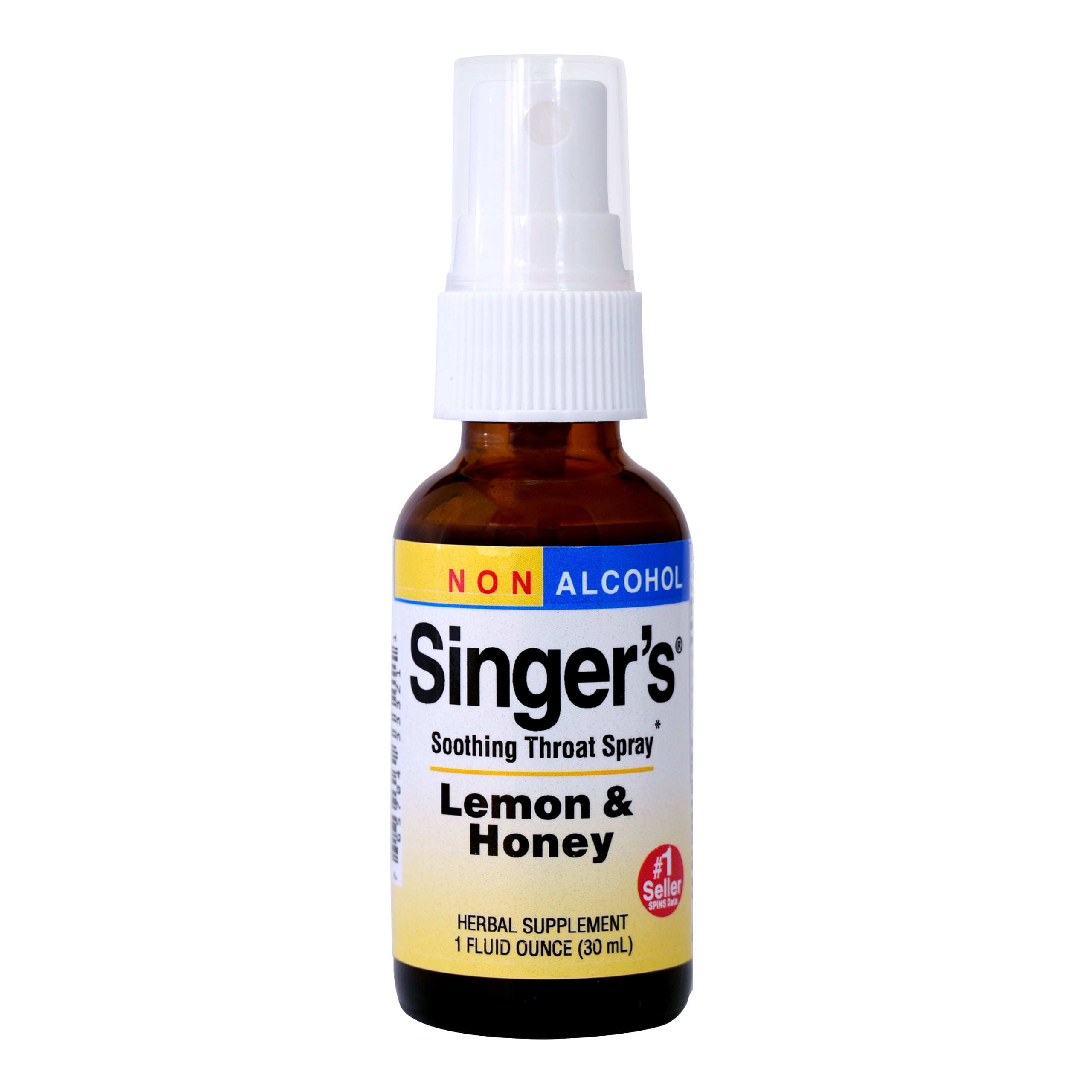 Singer's Saving Grace Lemon & Honey Throat Spray, Herbal Blend, Non ...
