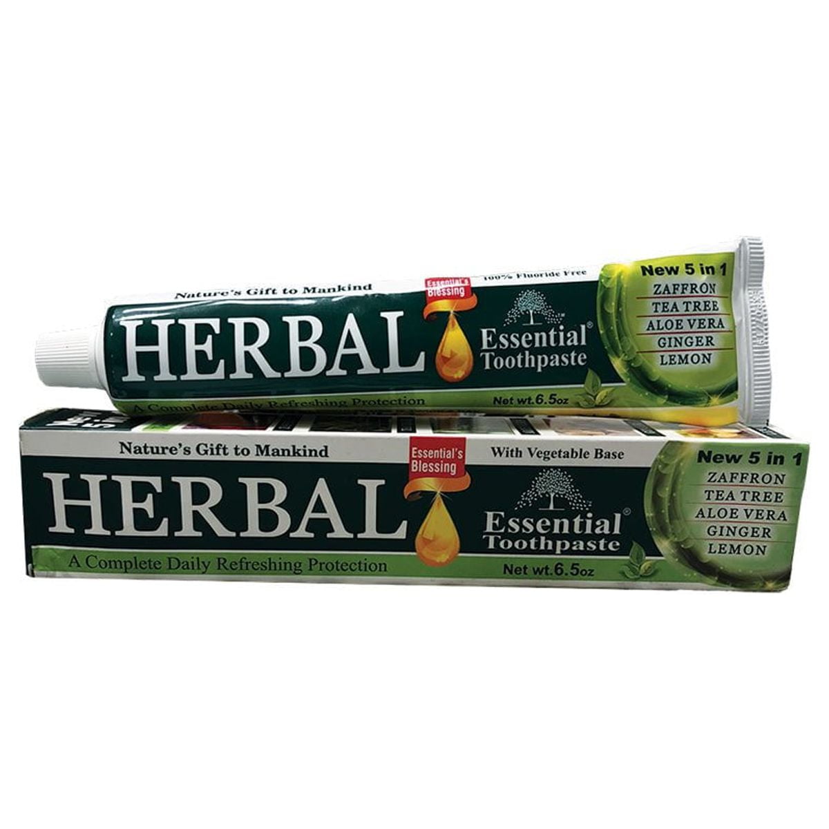 Singhcart Essential Herbal Neem Tea Tree Complete Care Toothpaste, 5in1 ...
