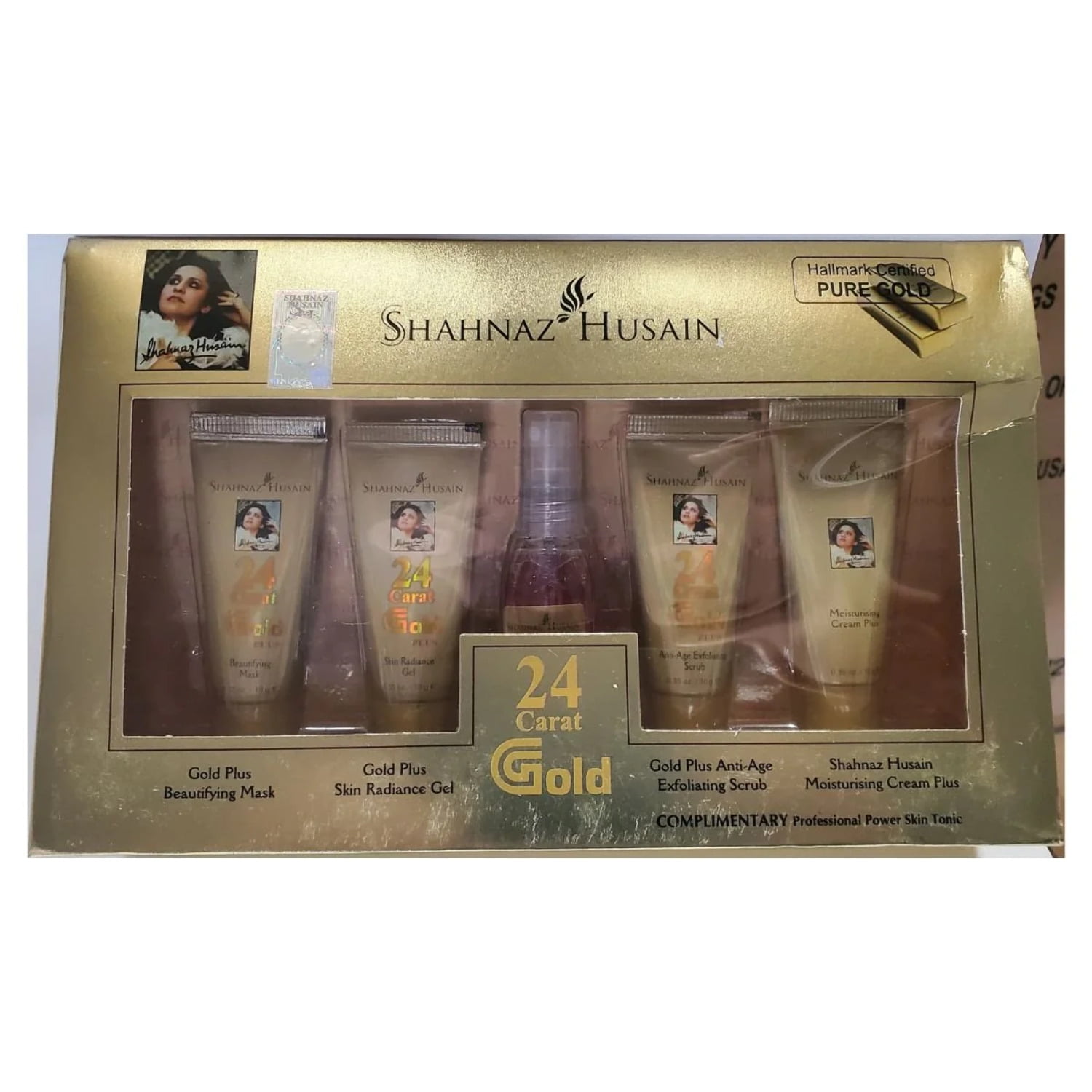Singhcart Shahnaz Husain 24 Carat Gold Kit Hallmark Certified Gold Skin ...