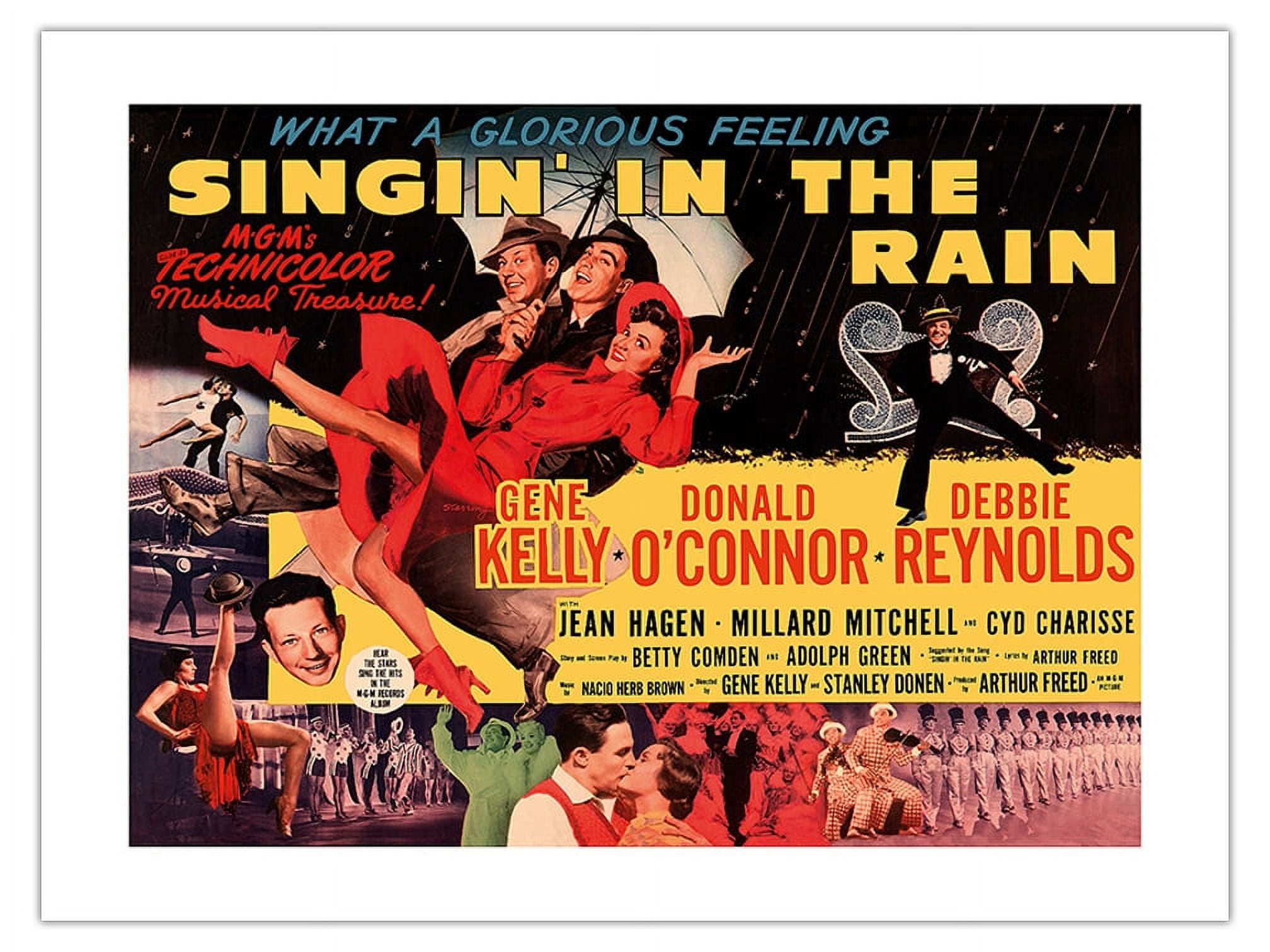 Singin' in the Rain - Starring Gene Kelly Donald O’Connor and Debbie ...