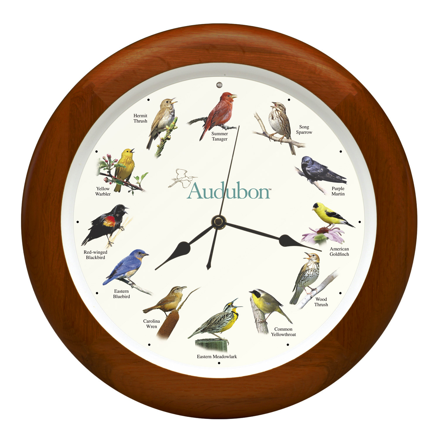 Audubon Singing Bird Clock 13 Inch - Walmart.com